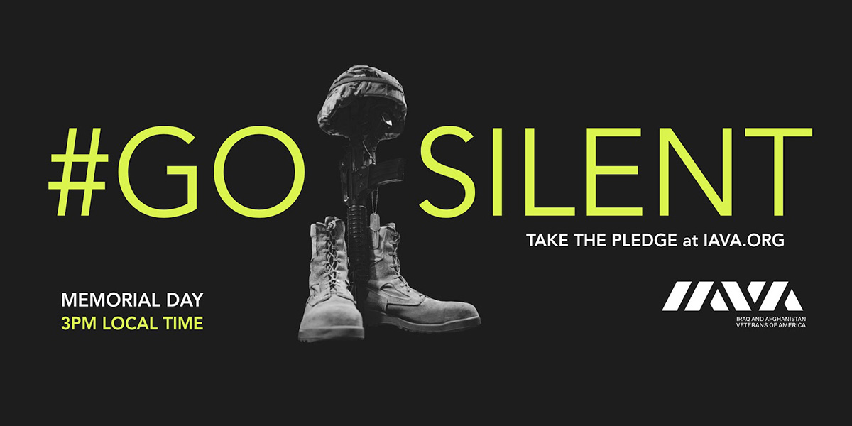 Take the Pledge this Memorial Day to #GoSilent with IAVA - GovX Blog